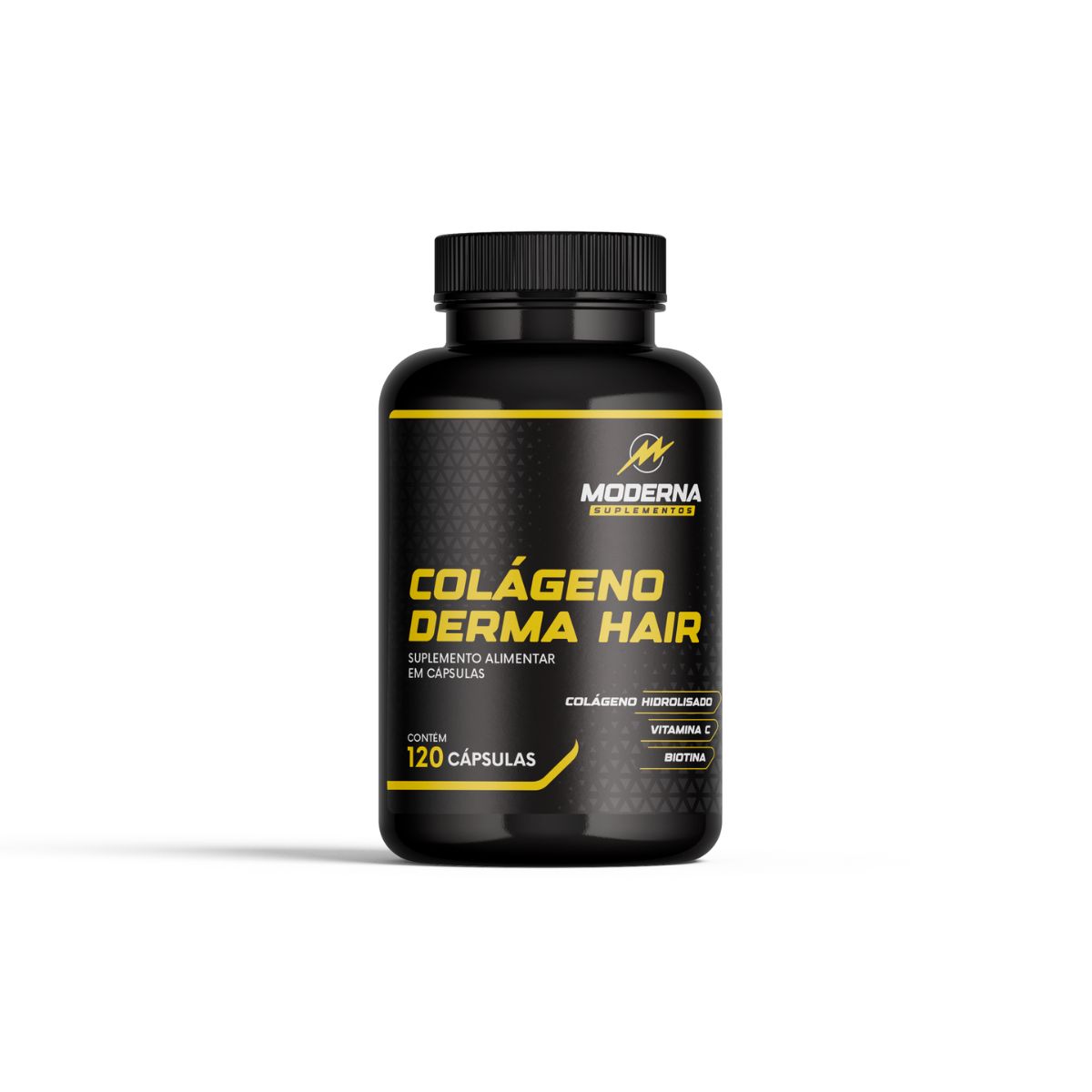 Colágeno Derma Hair Moderna Suplementos 120 Cápsulas - Moderna Suplementos
